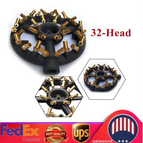 32-Tip Jet Burner 32 Tips Natural Gas Jet Burner Cast Iron & Brass Wok ...