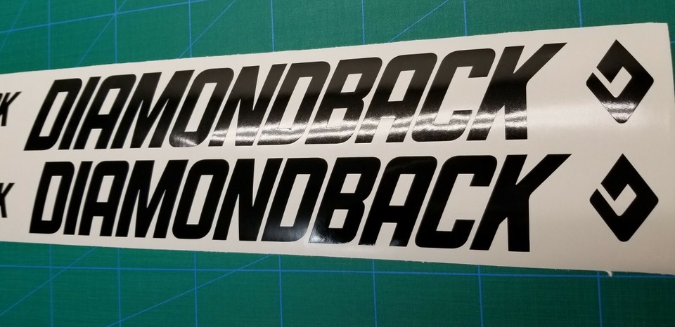 Custom Diamondback bike Frame Decal Set. Pick Your Color. USA Seller ...