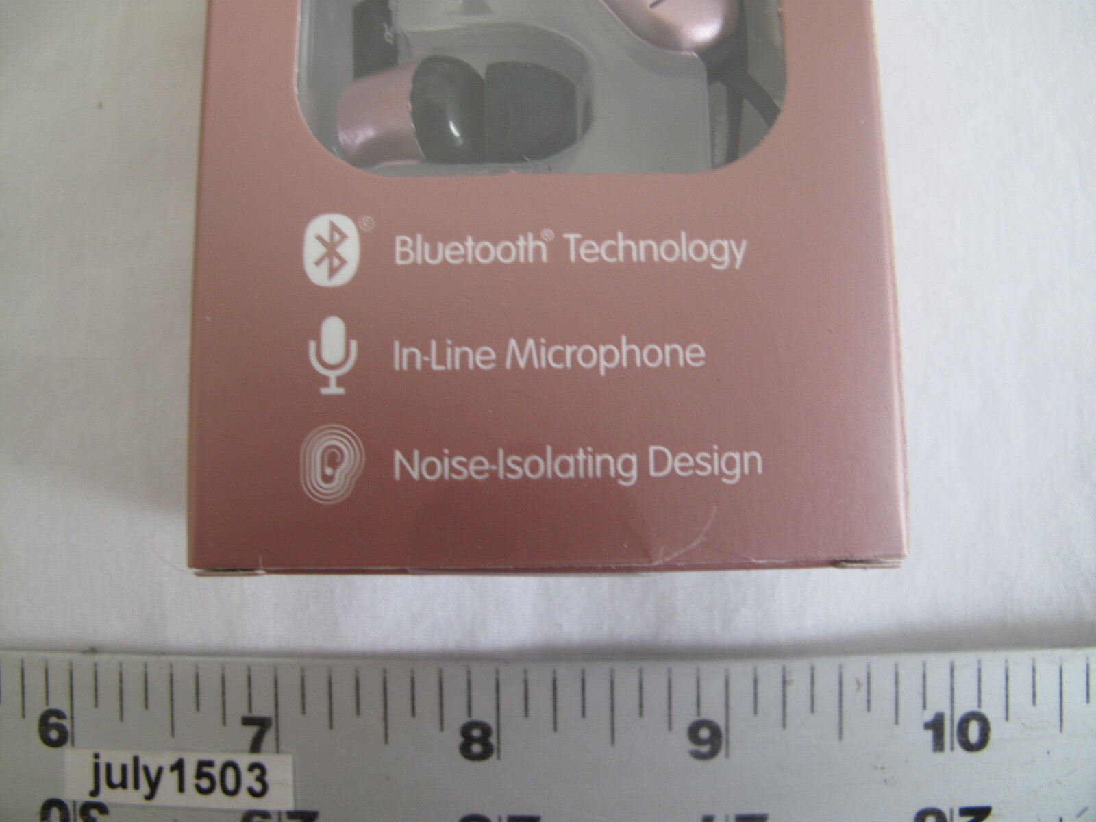 (1) NEW iWorld Pulse Wireless Bluetooth Earbuds w/Mic ROSE GOLD - Noise ...