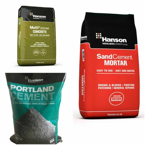 Maxi pack concrete sand & cement mortar mix portland cement bag DIY ...