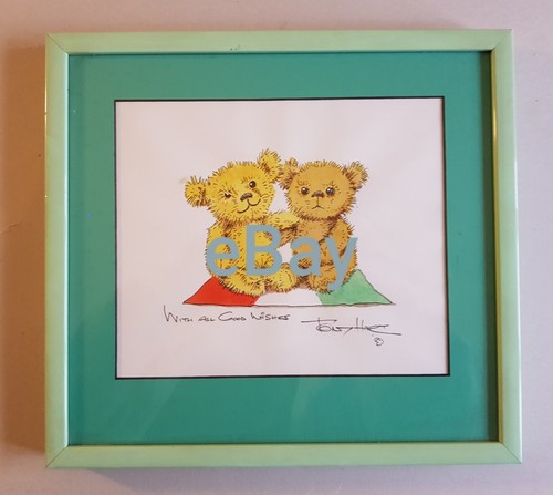 Tony Hart Autographed Signed Original Artwork RARE. | eBay