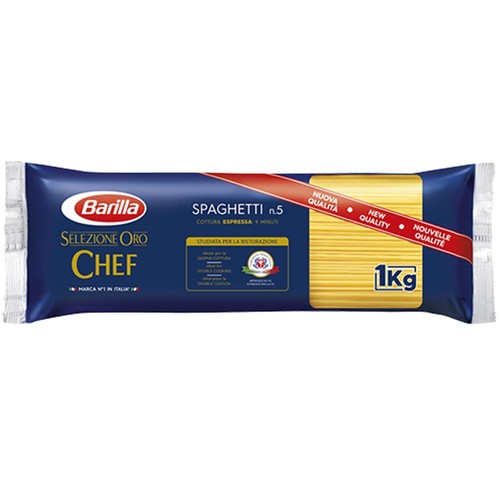 PASTA BARILLA SELEZIONE ORO CHEF SPAGHETTI PACCO 1 KG RISTORANTE FOOD ...