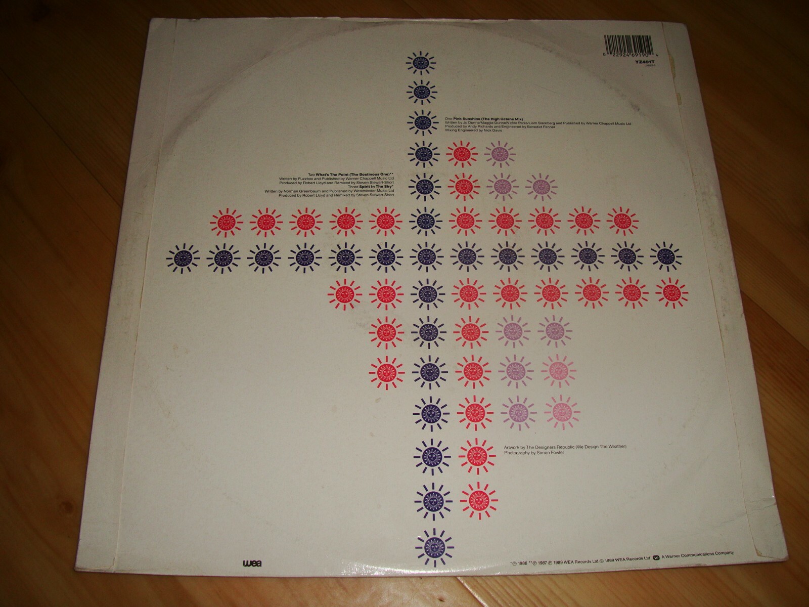 FUZZBOX - PINK SUNSHINE (wea 12") | eBay Australia