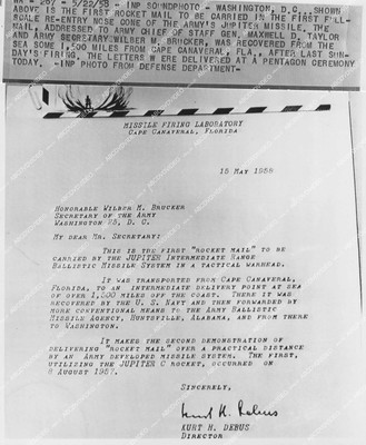 crp-35255 1958 space science tech model Regulus I rocket missile ...