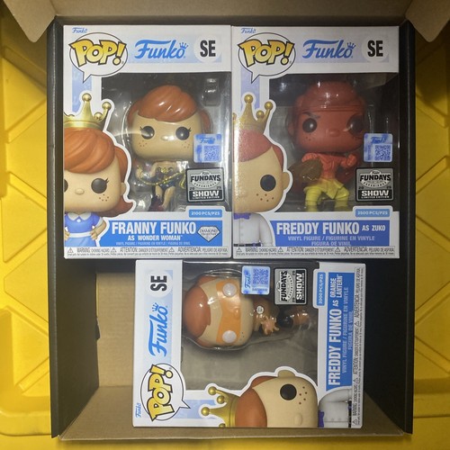 FUNKO FUNDAYS 2025 FRANNY FUNKO AS WONDER WOMAN LE2100, ZUKO & ORANGE ...