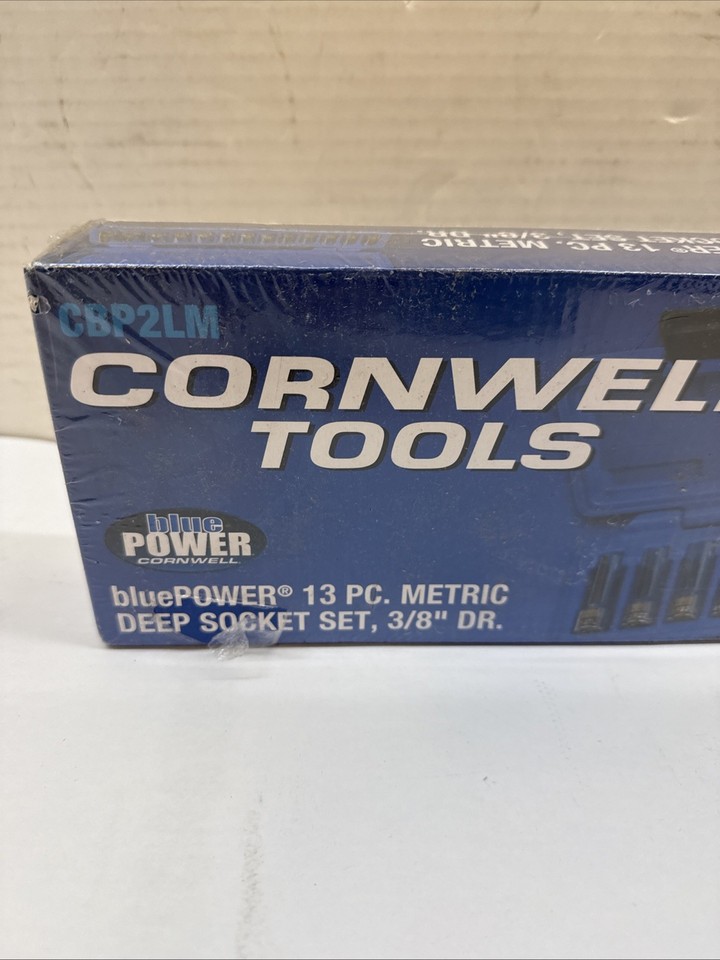 Cornwell Tools 13pc. Metric Deep Socket Set 3/8" Drive "CBP2LM" | eBay