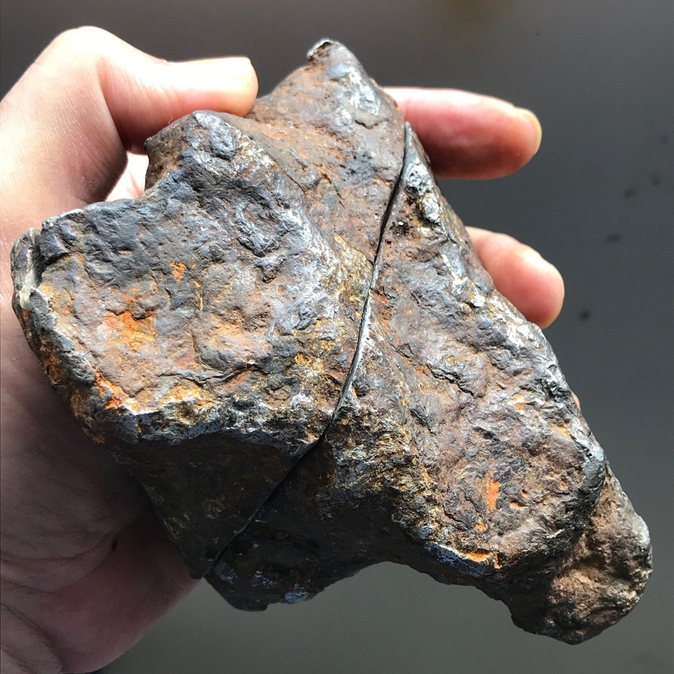 Aletai Iron Meteorite 2578.8 Grams Original Stone End Cut Pair Etch ...