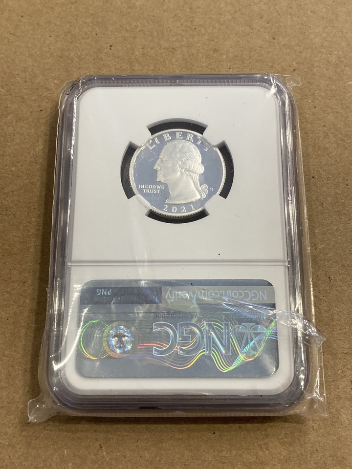 2021-S Silver Crossing Delaware Quarter PF70 UCAM FR NGC Trolley | eBay