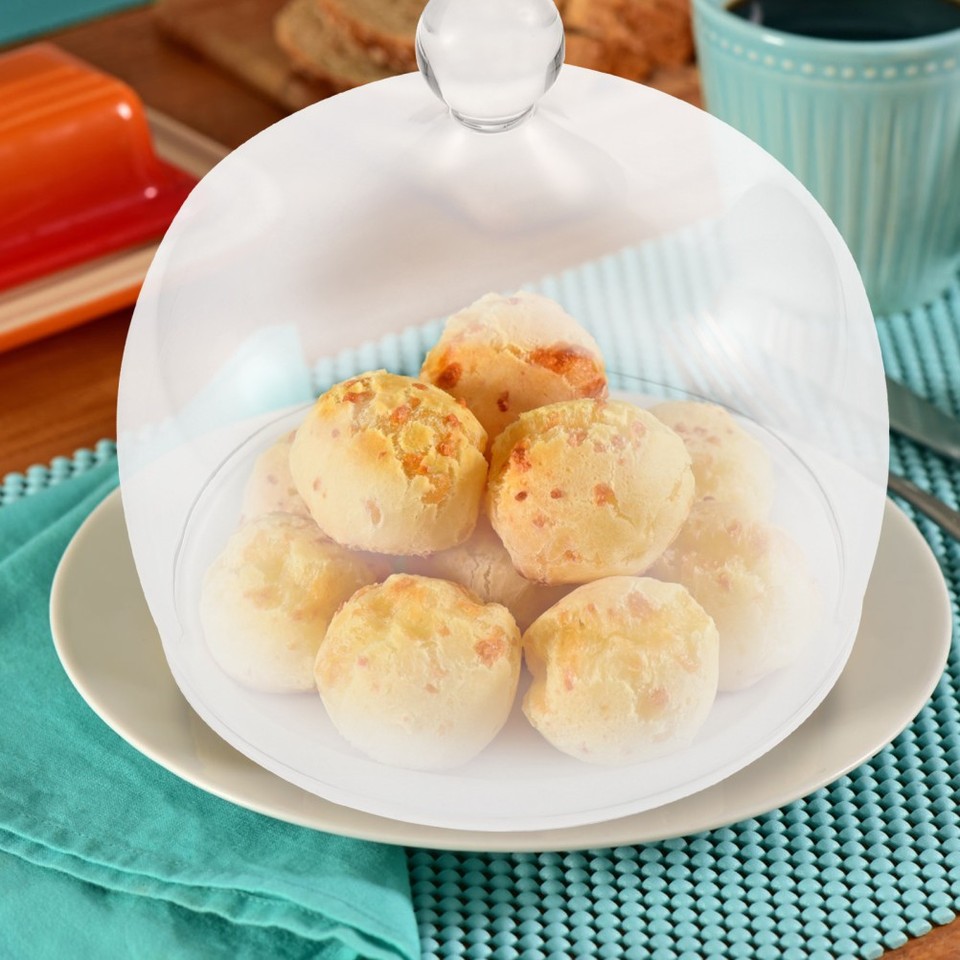 Glass Dome Small Splash Resistant Lids Cover Reusable Food Covers Plate ...