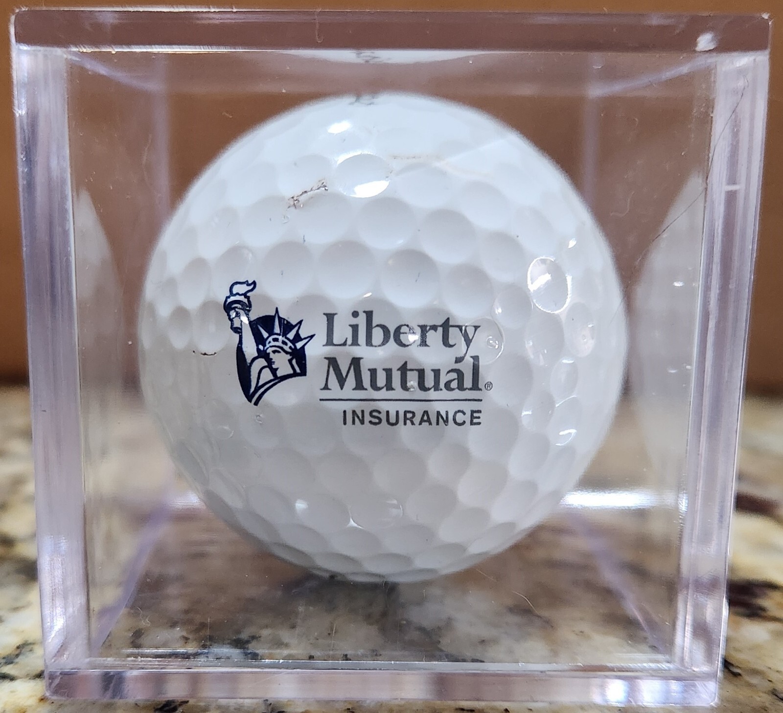 Liberty Mutual Insurance Logo Golf Ball -Titleist (In display case) | eBay