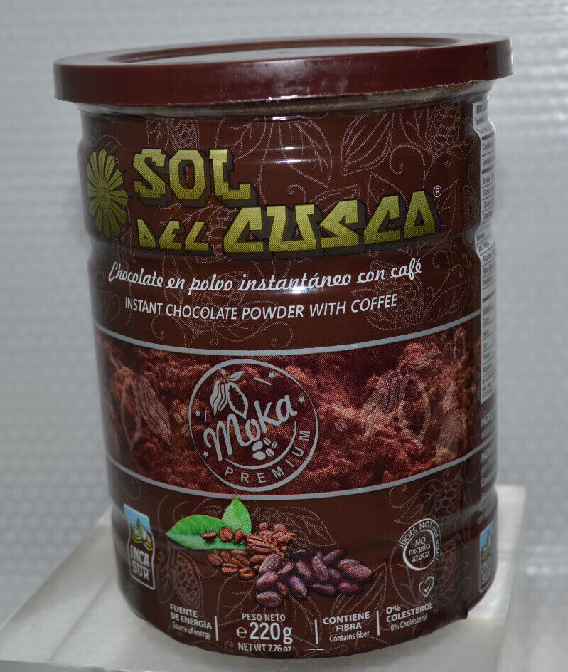 INCA SUR Sol Del Cusco 7.76oz/ 220g. Instant Chocolate (Choose) Moka ...