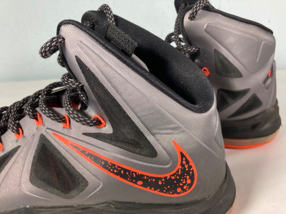 Lebron 10 Grey And Orange