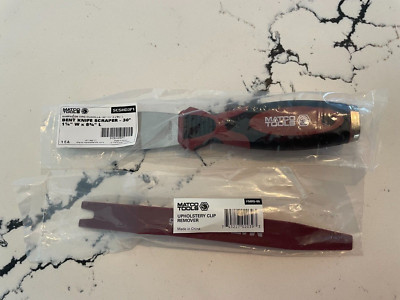 New 2 Pc Matco 30 Degree Bent Knife Scraper 8 3/4" Long&Upholstery Clip ...