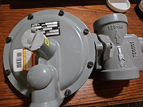 ROOTS B34SR Gas Regulator 2" NPT Out Pressure 10 IWC| Orifice 5/8X3/4 ...