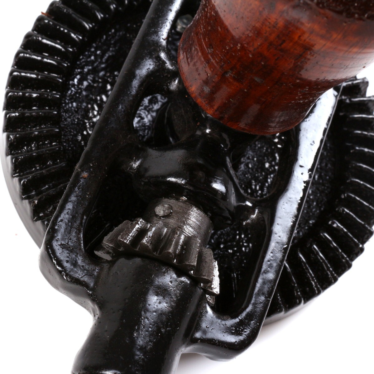 MECHANICAL HAND DRILL Precision Manual Turn Crank Double Pinion 3 Jaw ...