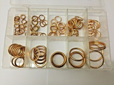 ASSORTED BOX IMPERIAL COPPER COMPRESSION CRUSH WASHERS | eBay UK