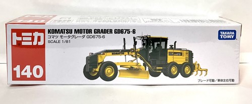 Takara Tomy / Tomica No.140 Komatsu Motor Grader GD675-6 / 1:81 | eBay
