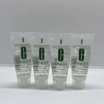 4x Clinique Dramatically Different Hydrating Jelly 0.5oz Each Travel ...