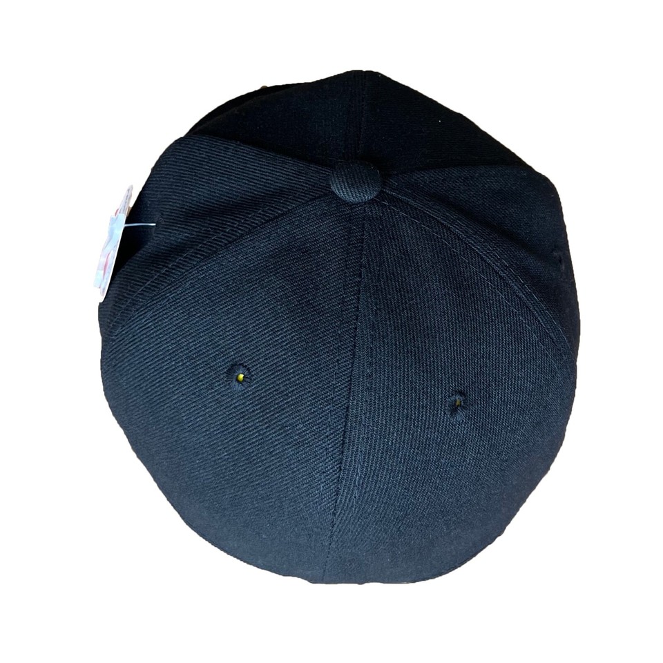 Mens LA Dodgers Baseball Cap Fitted Hat Flat Brim Multi Size Black ...