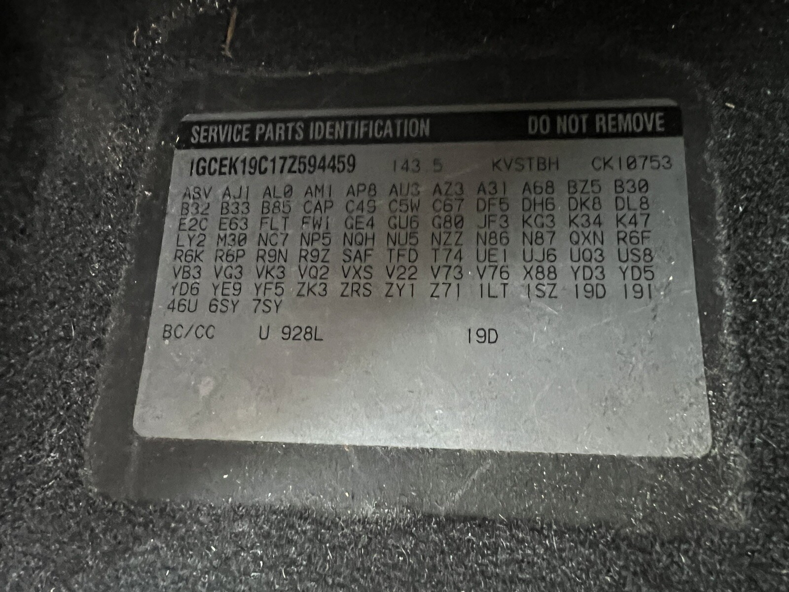 07-08 Chevy Silverado GMC Sierra 1500 REAR AXLE DIFFERENTIAL 10 Bolt 6 ...