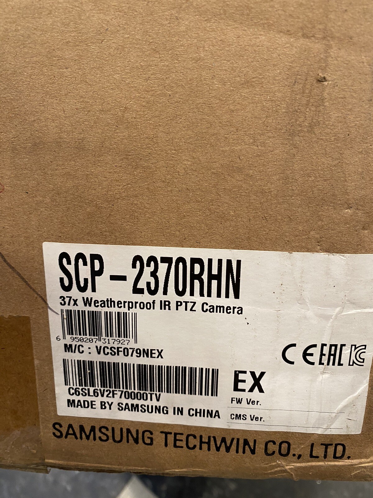 SCP-2370RHN Samsung/ Hanwha X37 Zoom TRUE DAY/NIGHT Speed Dome Camera ...