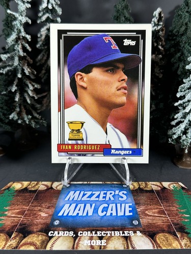 1992 Topps Baseball Ivan Rodriguez Rangers Base Card Rookie Cup 78 | eBay