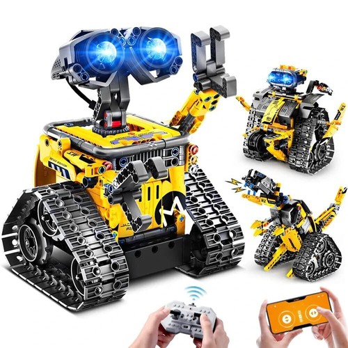 Programmable Robot Building Toy 4-in-1 Robotic Set with App Remote ...