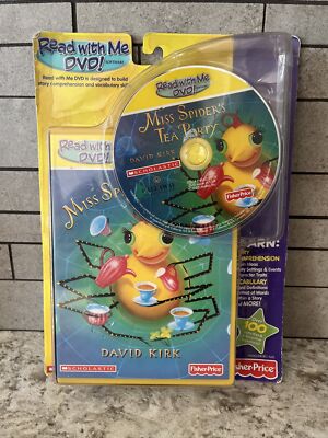 Scholastic Fisher Price Read With Me DVD "Miss Spider's Tea Party ...