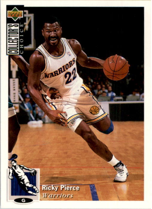 1994-95 Collector's Choice Warriors Basketball Card #236 Ricky Pierce ...