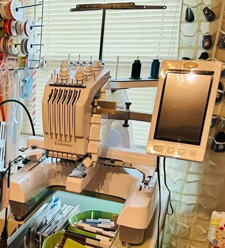 Baby Lock Endurance 6 Needle Embroidery Machine with Hoops only 726 ...