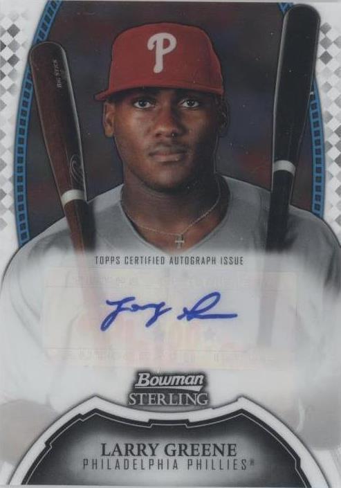 2011 Bowman Sterling - Prospect Autographs Larry Greene #BSP-LG (AU, RC ...