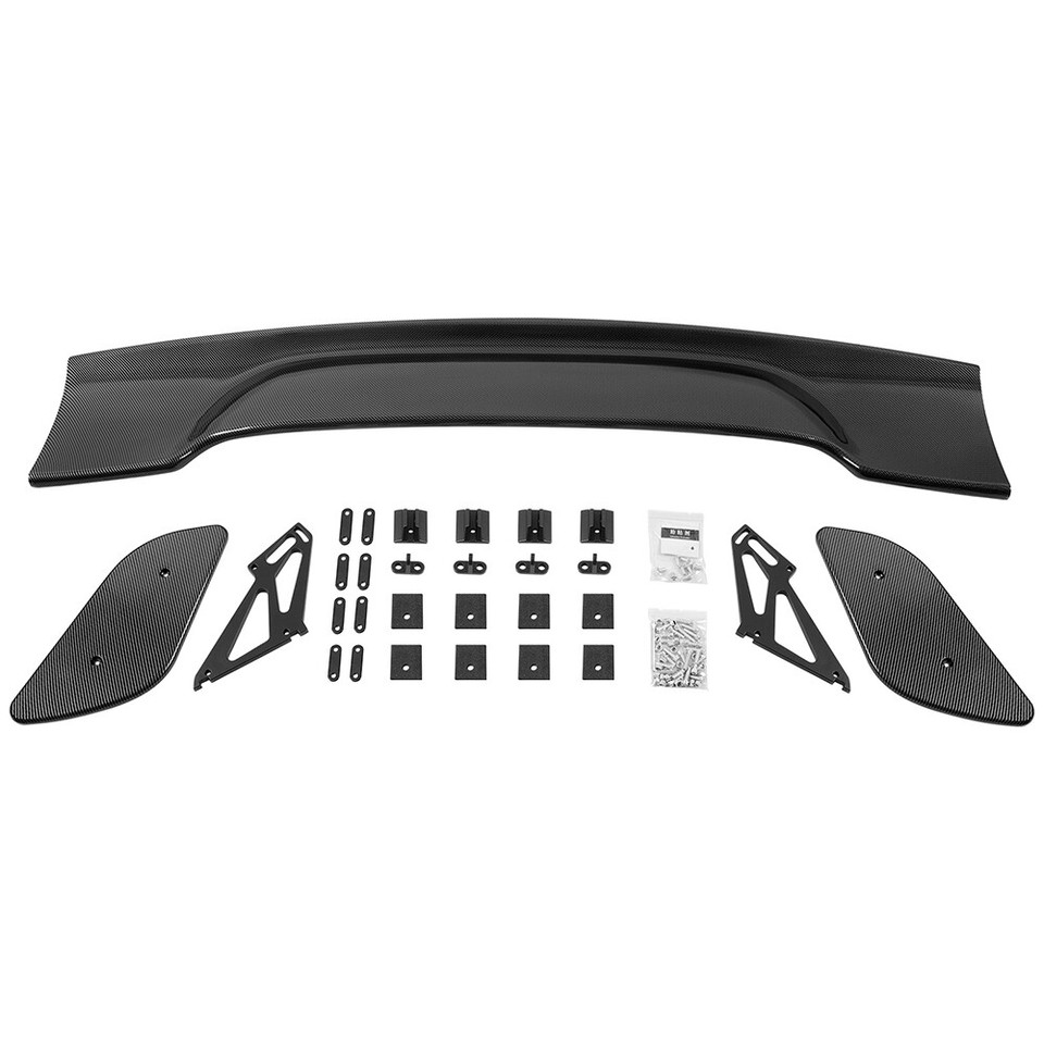 57" Carbon Fiber Rear Trunk Spoiler Wing GT-Style For Ford Mustang S197 ...