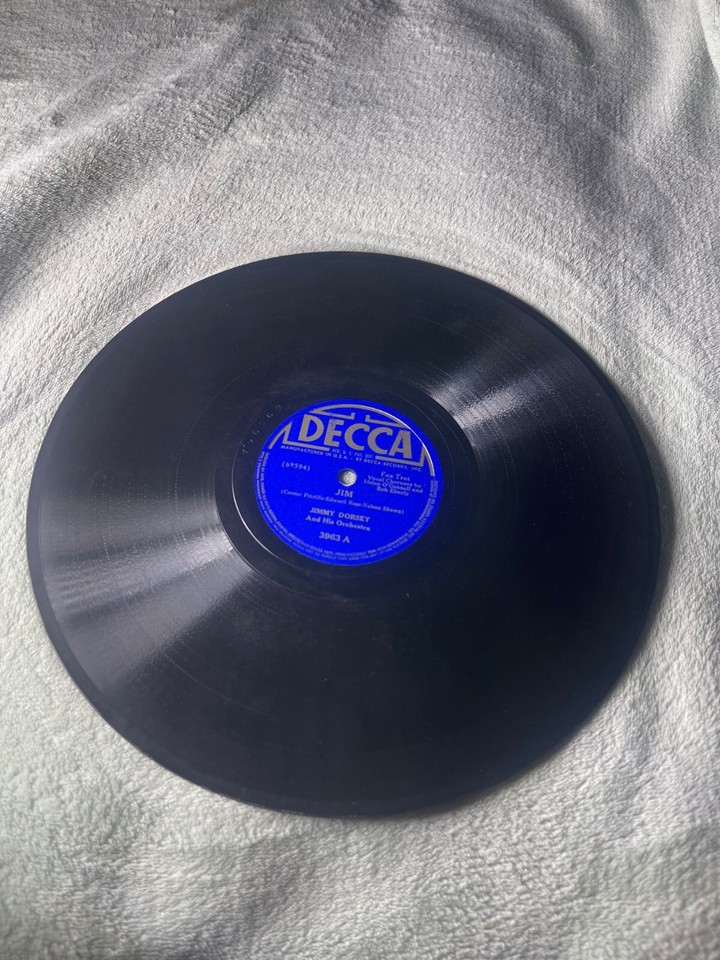DECCA Record 78 rpm 3963 A NEW SHADE OF BLUE / JIM | eBay