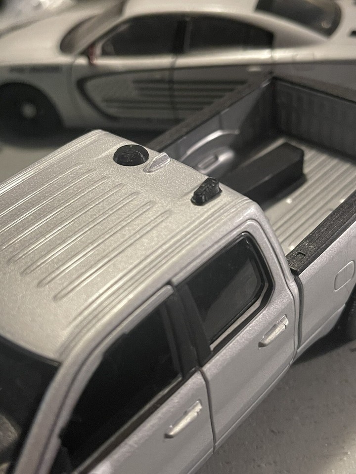 1/24 Police Fire EMS Pancake Style Antenna 4-Pack LED Build Custom ...