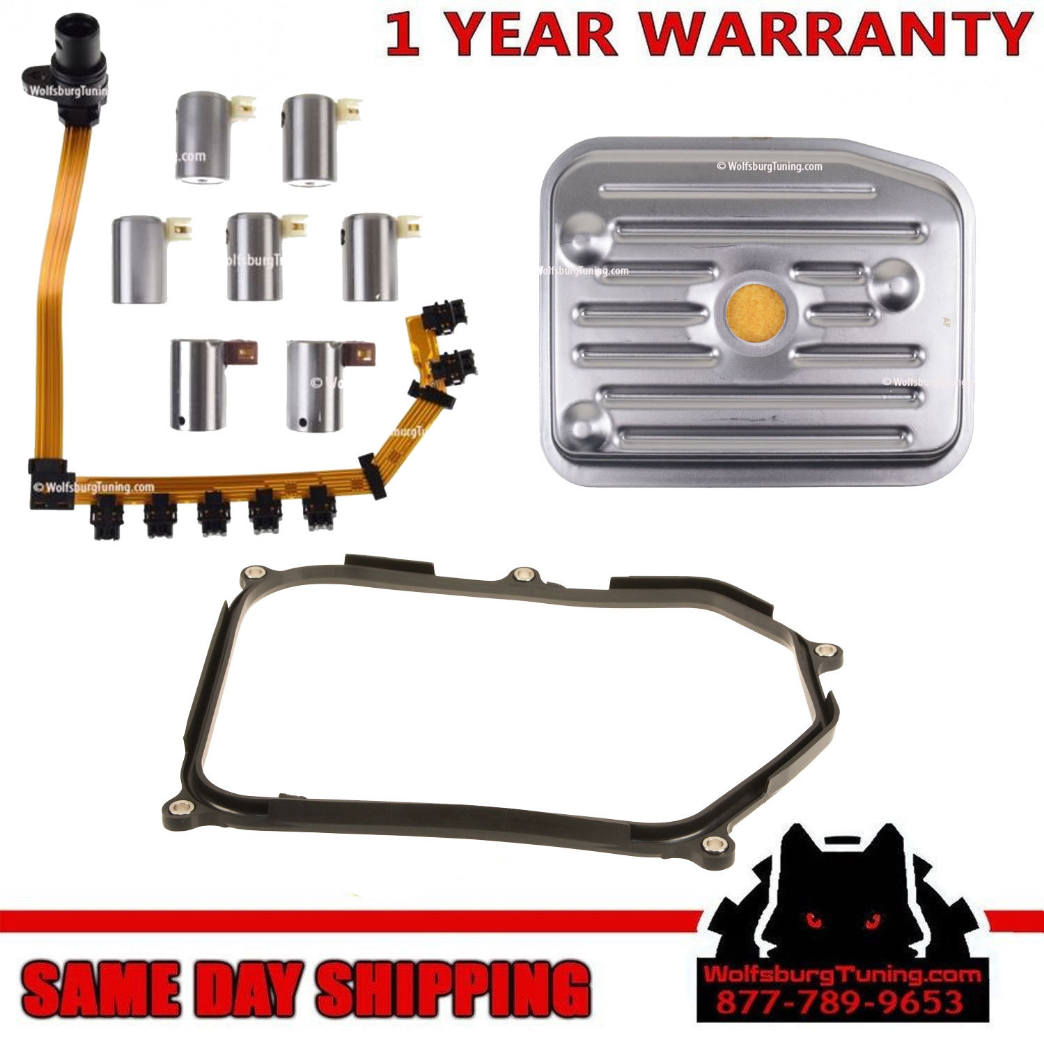 VW Eurovan & Rialta 01P Transmission Harness Solenoid kit w Gasket 1997 ...