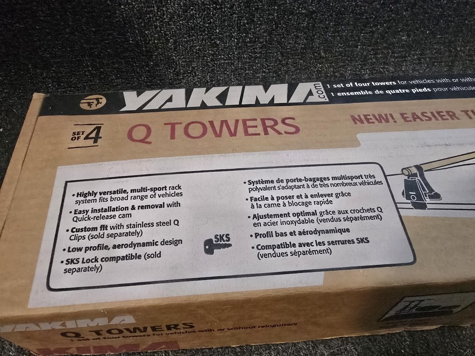 Yakima Q Towers (#00124) - 4 PACK in Box | eBay