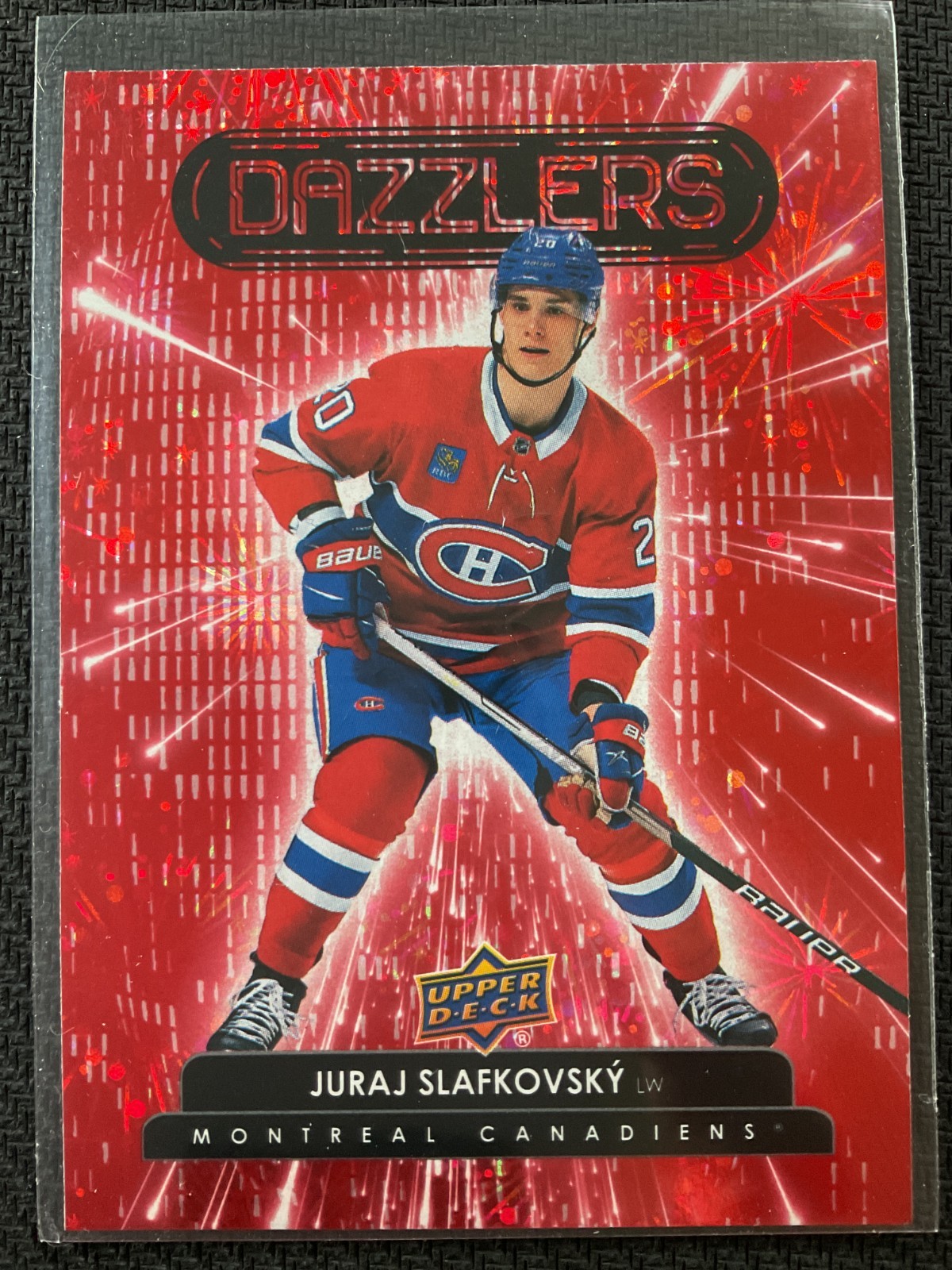 Juraj Slafkovsky 2022-23 Upper Deck Dazzlers Red RC Card #DZ-88 | eBay