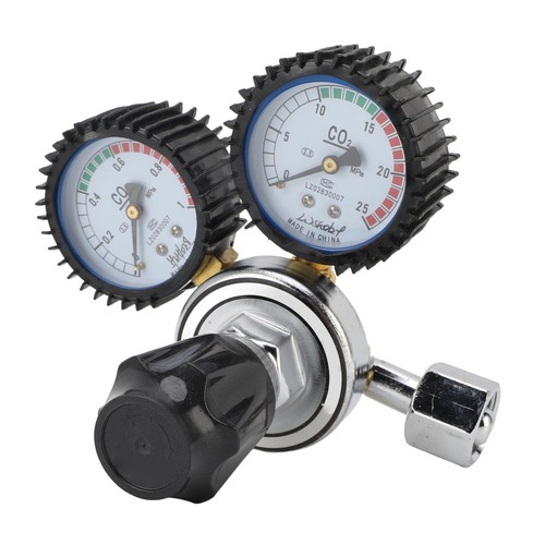 Carbon Dioxide Regulator 2 Gauge CO2 Pressure Regulator For Welding ...
