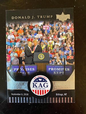 2020 DECISION PRESIDENT DONALD TRUMP KAG CARD KAG15 | eBay