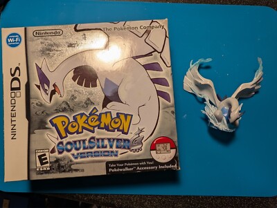 Pokemon: SoulSilver DS. Authentic. PokeWalker. Lugia Figure. Box case ...