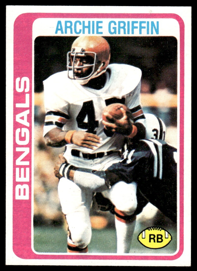 1978 TOPPS ARCHIE GRIFFIN B CINCINNATI BENGALS #55 | eBay