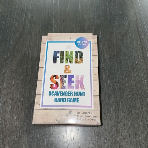 Find and Seek Scavenger Hunt Outdoor Indoor Card Game for Kids & all | eBay