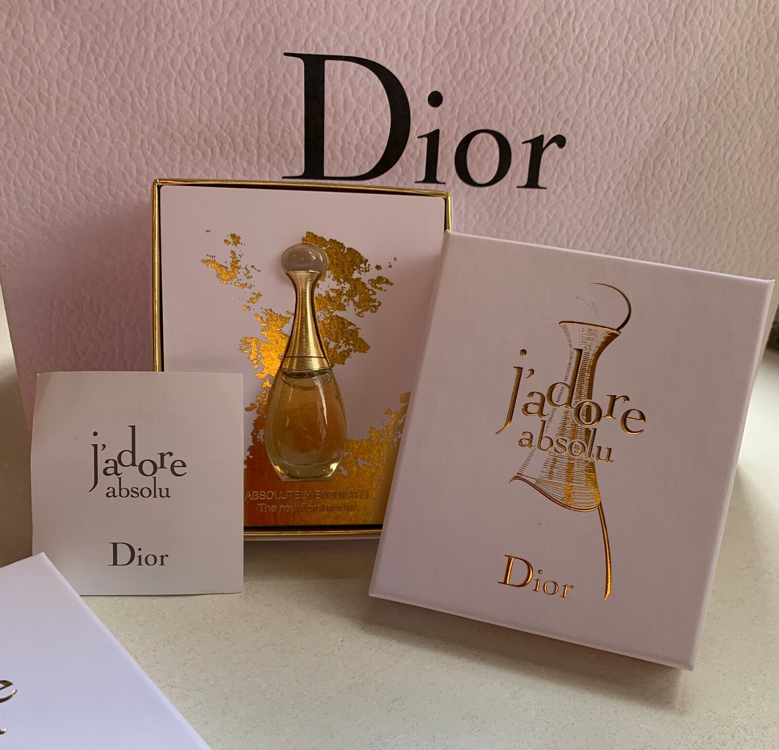 DIOR J'adore Absolue EDP 5ml Miniature Gift Box | eBay UK