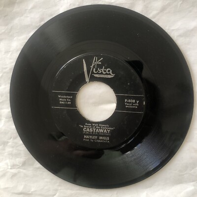 Hayley Mills - Castaway / Sweet River 45 RPM Vista Records Vinyl 7” | eBay