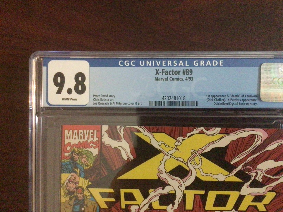 CGC 9.8 X-Factor 89 X-Men White Pages | eBay