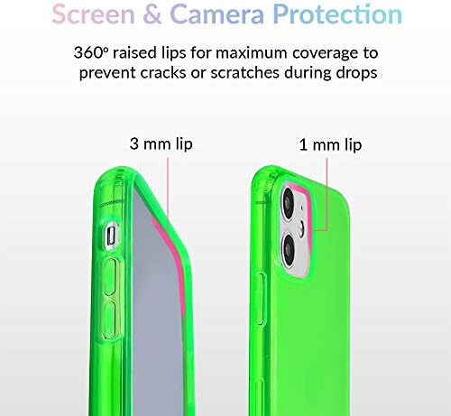 Compatible with iPhone 11 Case Neon Green - Cool Clear Protective Phone ...