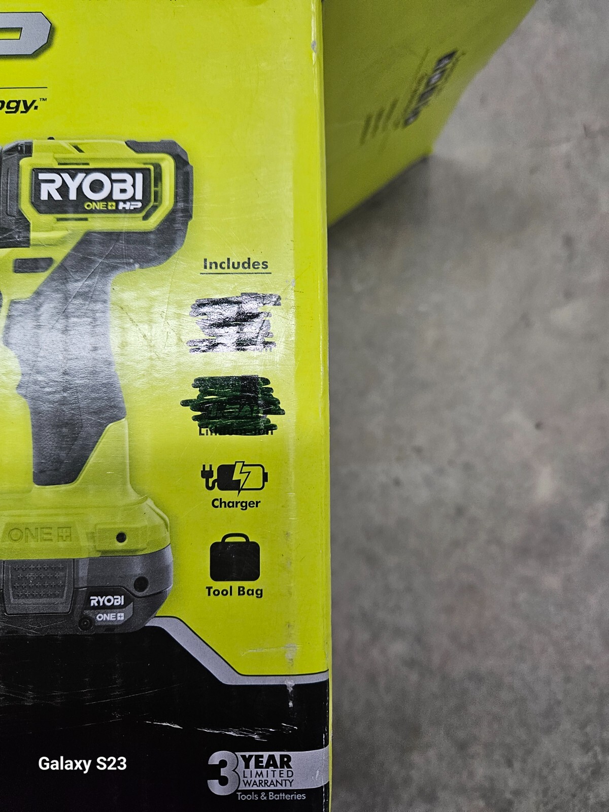 Ryobi P1817 18V Cordless Impact Driver tool and charger only ...