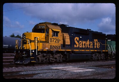 Railroad Slide - BNSF Santa Fe #8729 Locomotive 2005 Riverbank ...