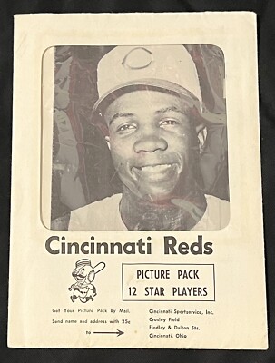 RARE CIRCA 1962 CINCINNATI REDS PICTURE PACK 12 PHOTOS ENVELOPE FRANK ...