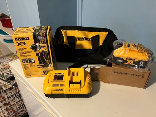 DEWALT Impact Driver 8Ah battery Charger DCF860 B and bag 20V | eBay